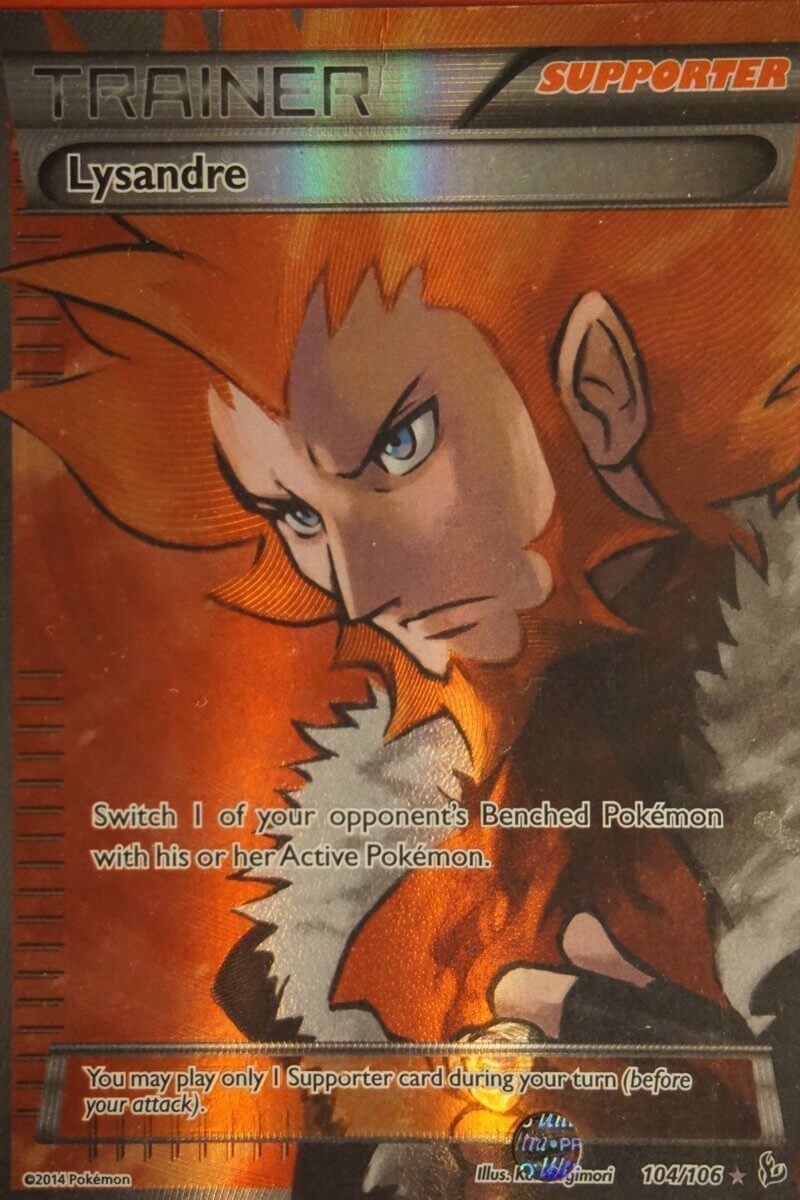 Lysandre 104/106 Full Art - Pocket Monster