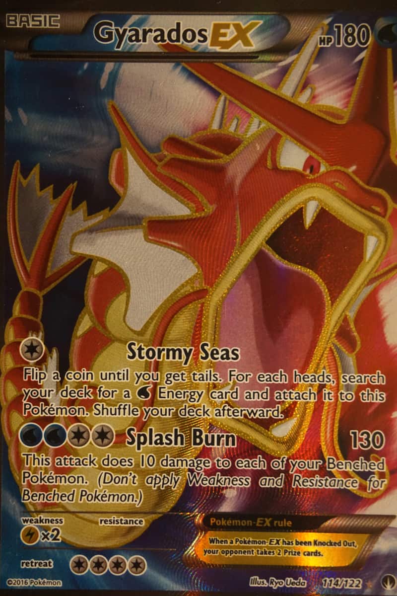 Gyarados EX 114/122 full art - Pocket Monster