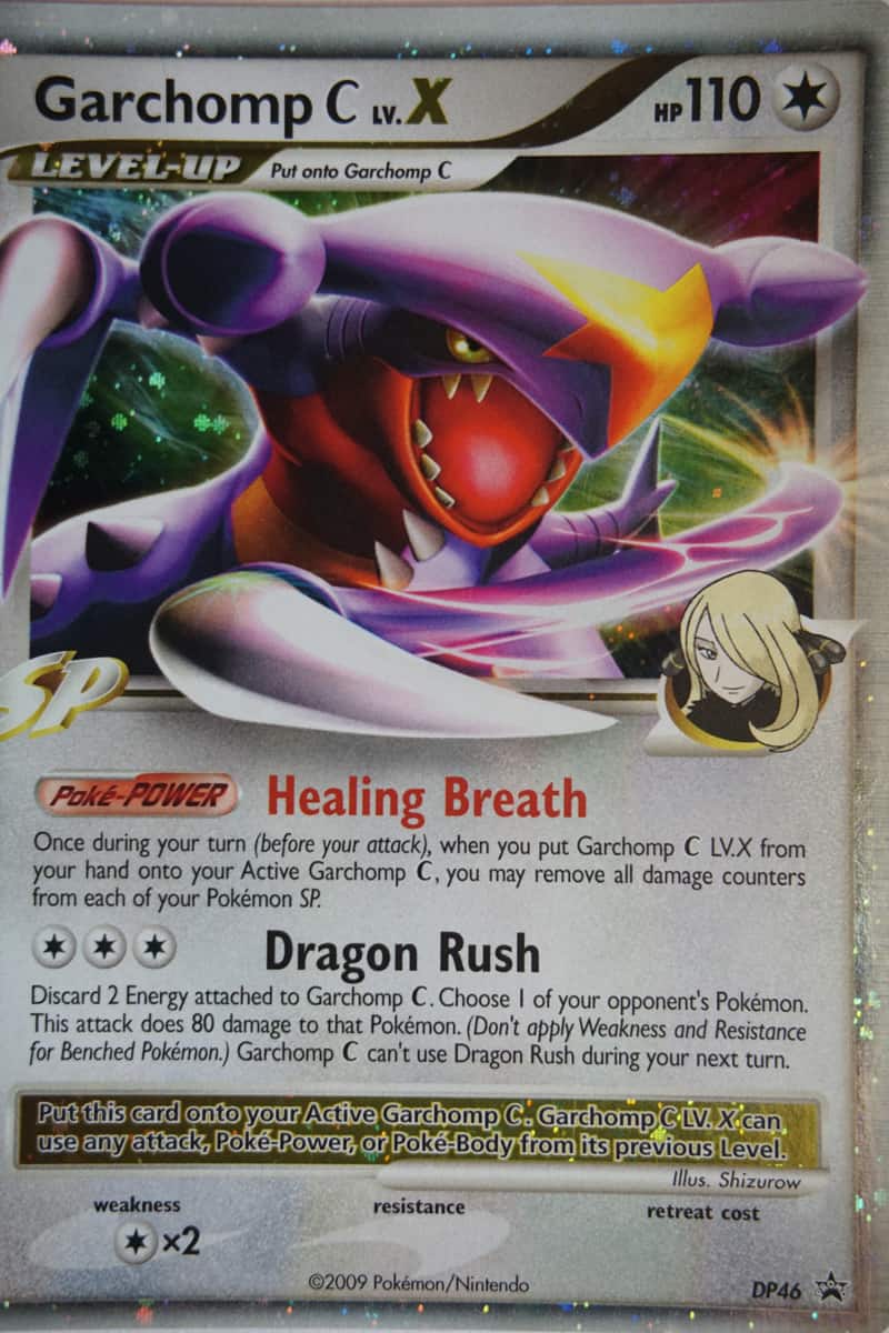 Garchomp C LV. X DP46 Ultra Rare: OBS Slidte hjørner - Pocket Monster