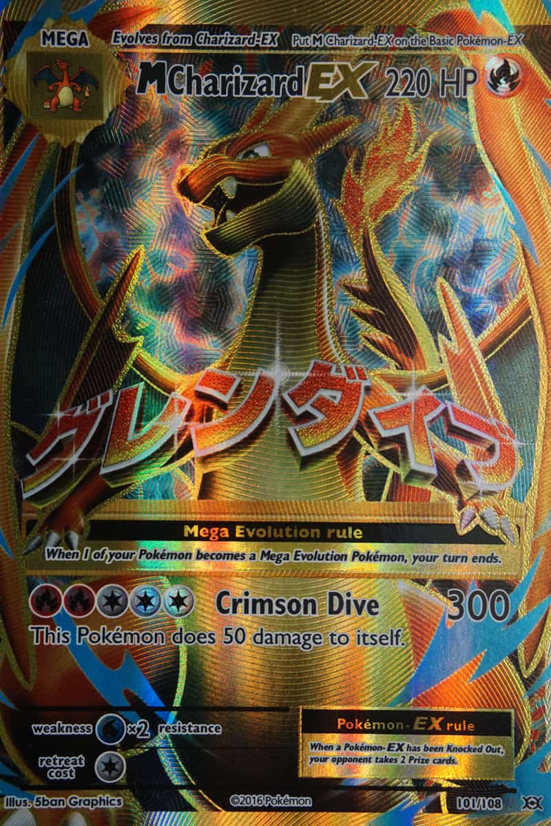 M Charizard EX 101/108 full art - Pocket Monster