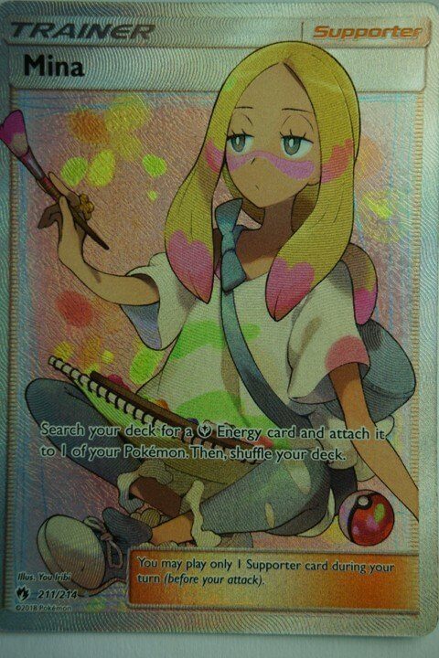 Mina 211/214 Full Art - Pocket Monster