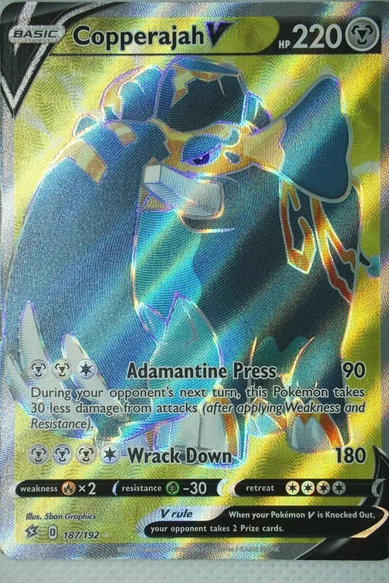 Copperajah V 187/192 Full Art - Pocket Monster