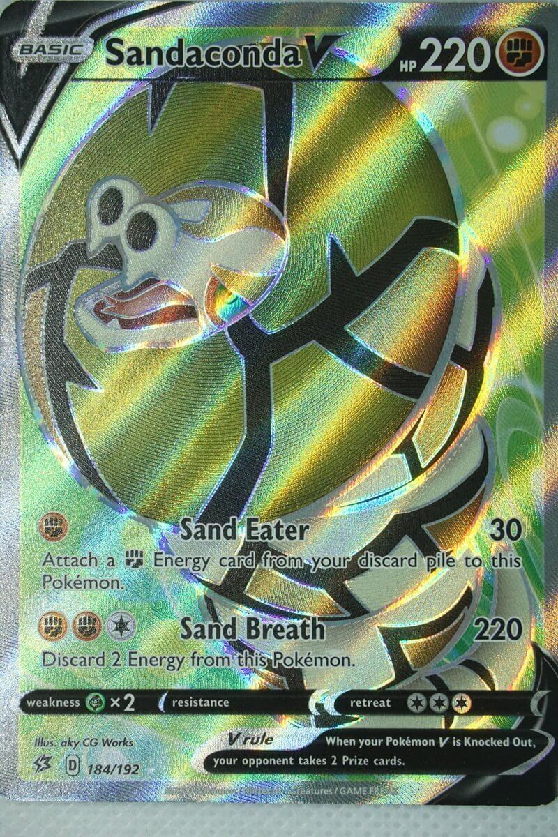 Sandaconda V 184/192 Full Art - Pocket Monster