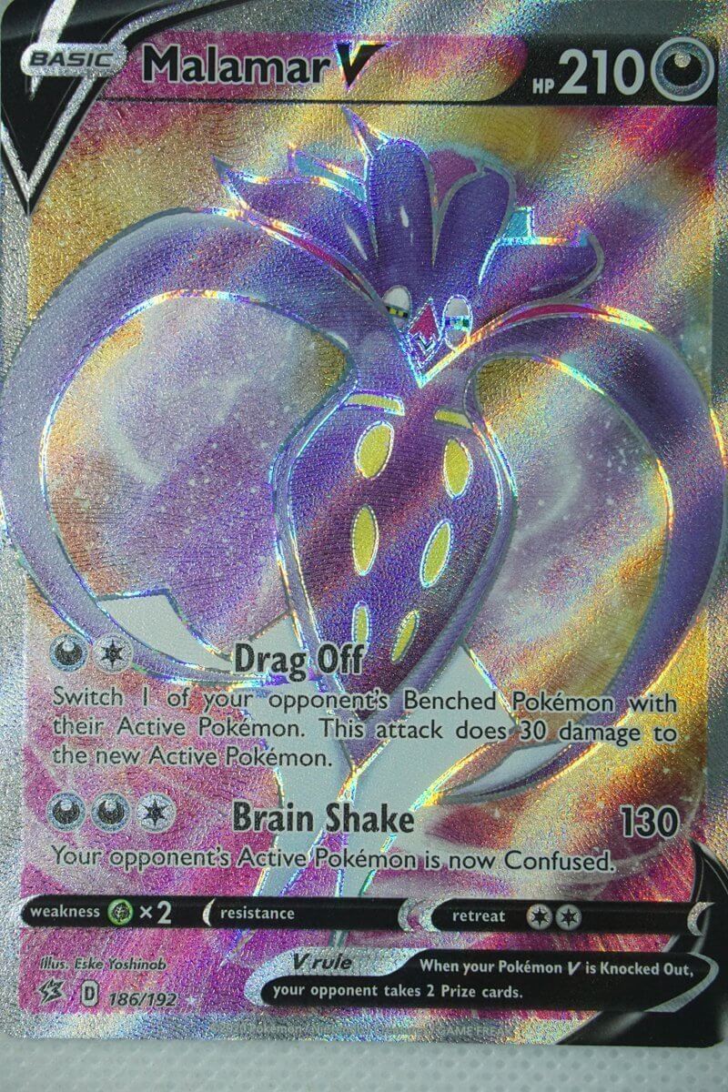 Malamar V 186/192 Full Art - Pocket Monster