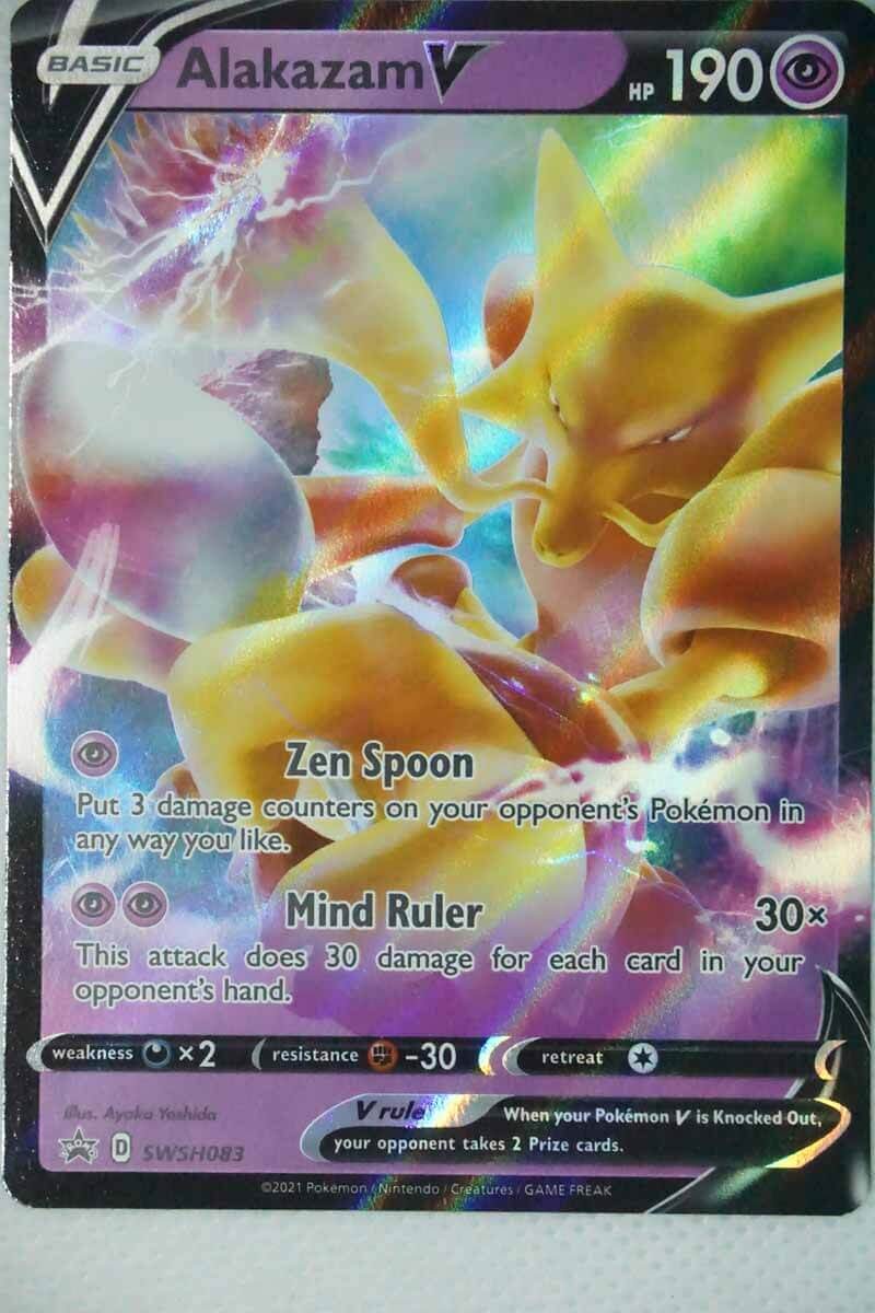 Alakazam V SWSH083 Stor - Pocket Monster