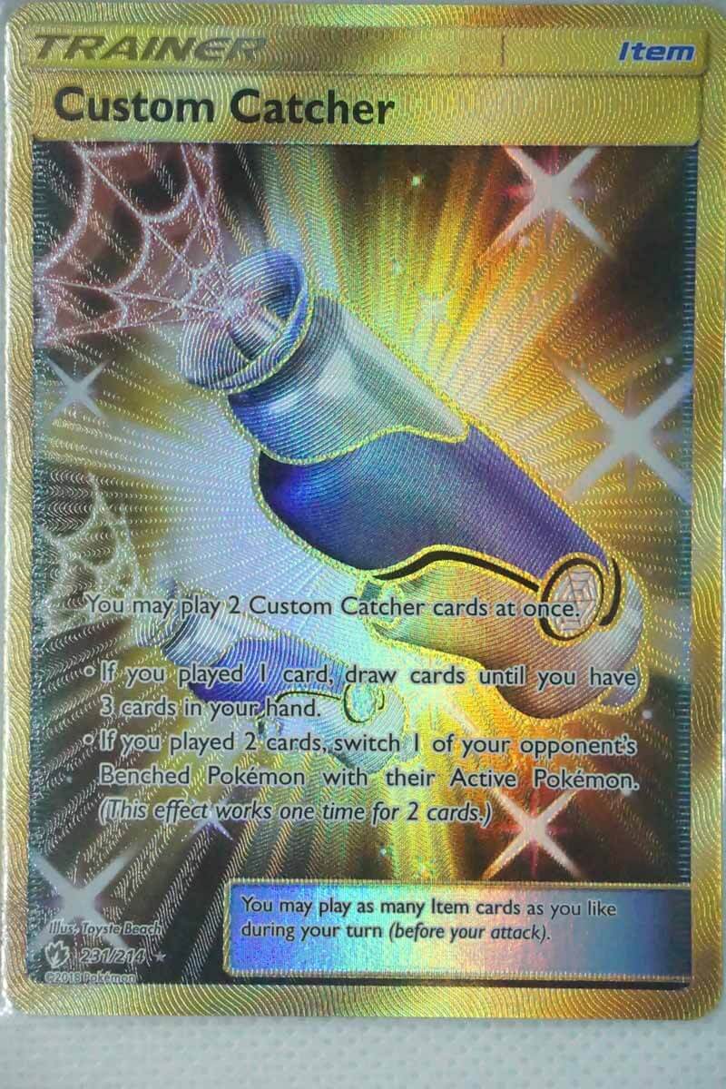 Custom Catcher 231/214 Secret Rare - Pocket Monster
