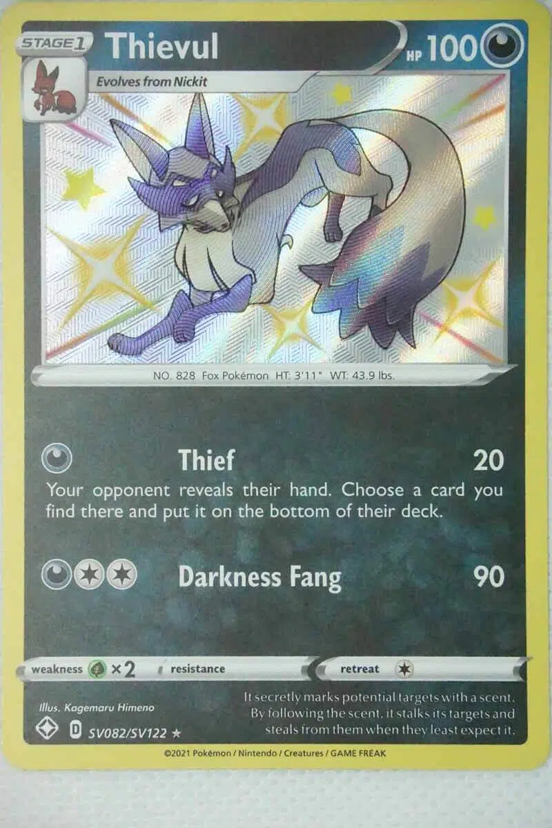 Thievul SV082 / SV122 Shiny Rare - Pocket Monster