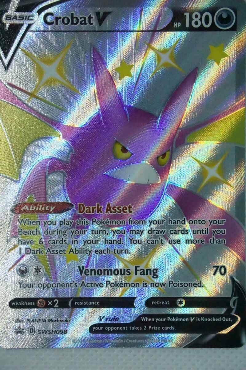 Crobat V SWSH098 Shiny Promo - Pocket Monster