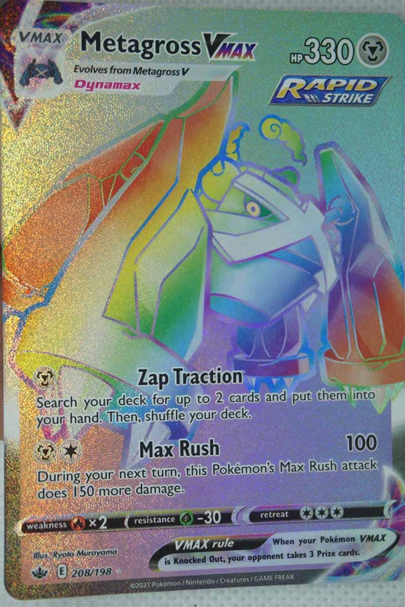 Metagross VMAX 208/198 Hyper Rare - Pocket Monster