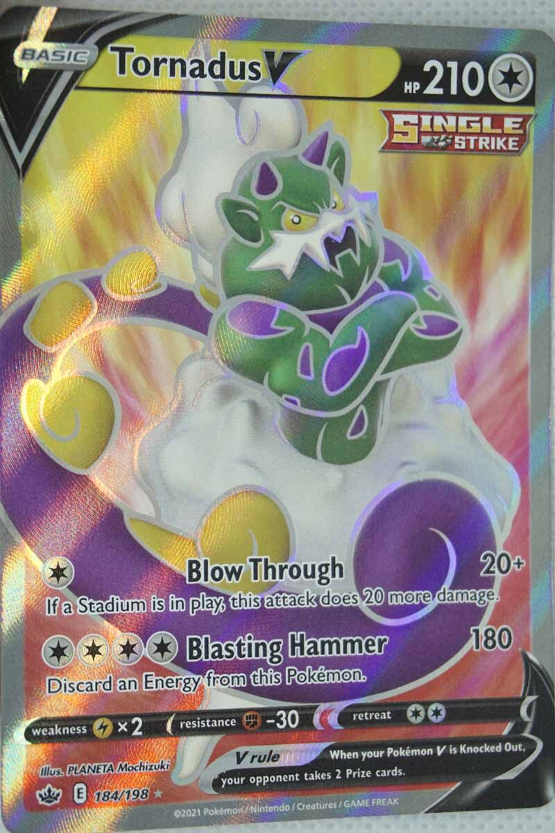 Tornadus V 184/198 Full Art - Pocket Monster