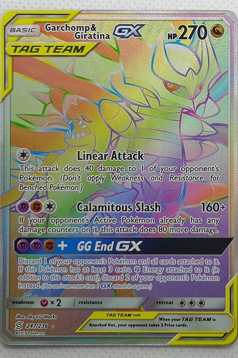 Garchomp & Giratina GX 247/236 Hyper Rare - Pocket Monster