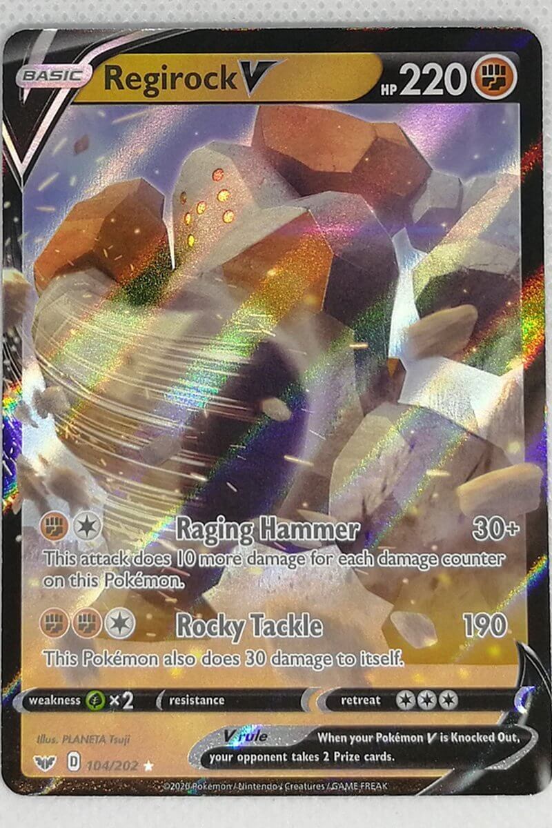 Regirock V 104/202 - Pocket Monster