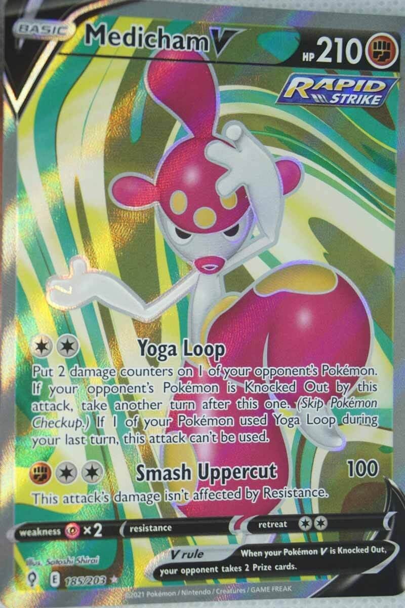 Medicham V 185/203 Full Art - Pocket Monster