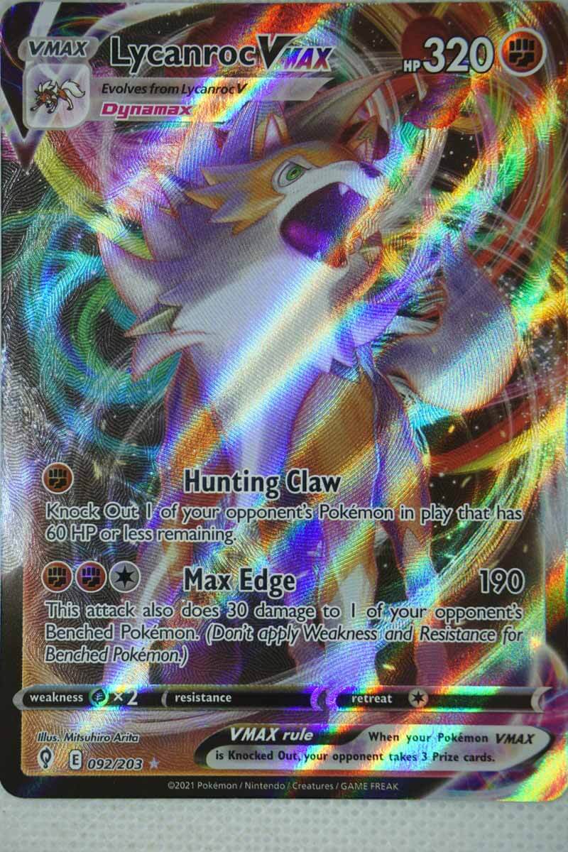Lycanroc VMAX 92/203 - Pocket Monster