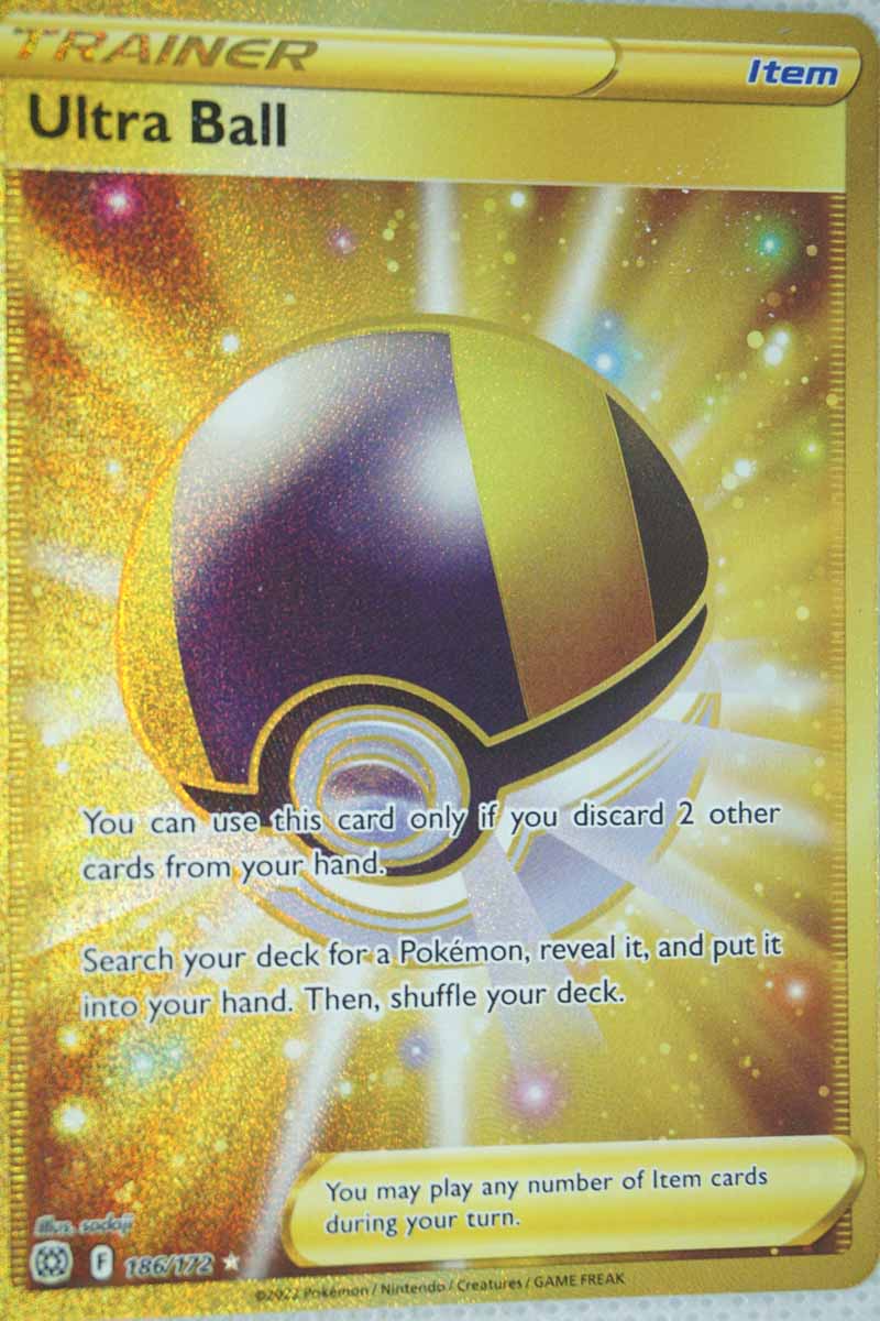 Ultra Ball 186/172 Secret Rare - Pocket Monster