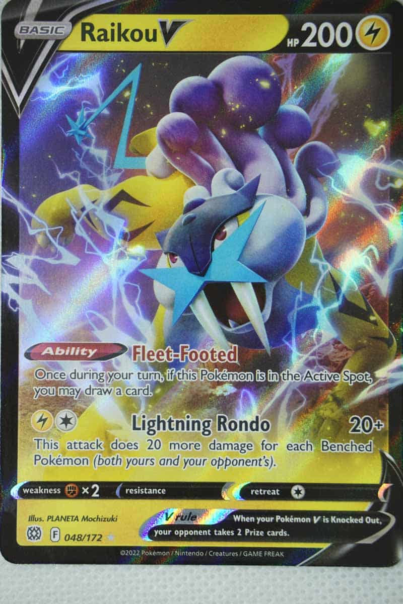 Raikou V 48/172 - Pocket Monster